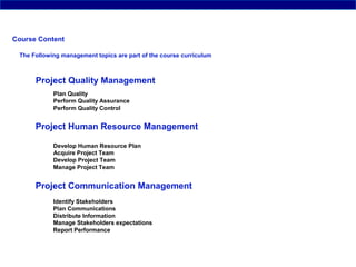 (PMP)Project Management Professional Training | PPT