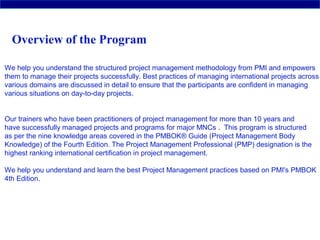 (PMP)Project Management Professional Training | PPT