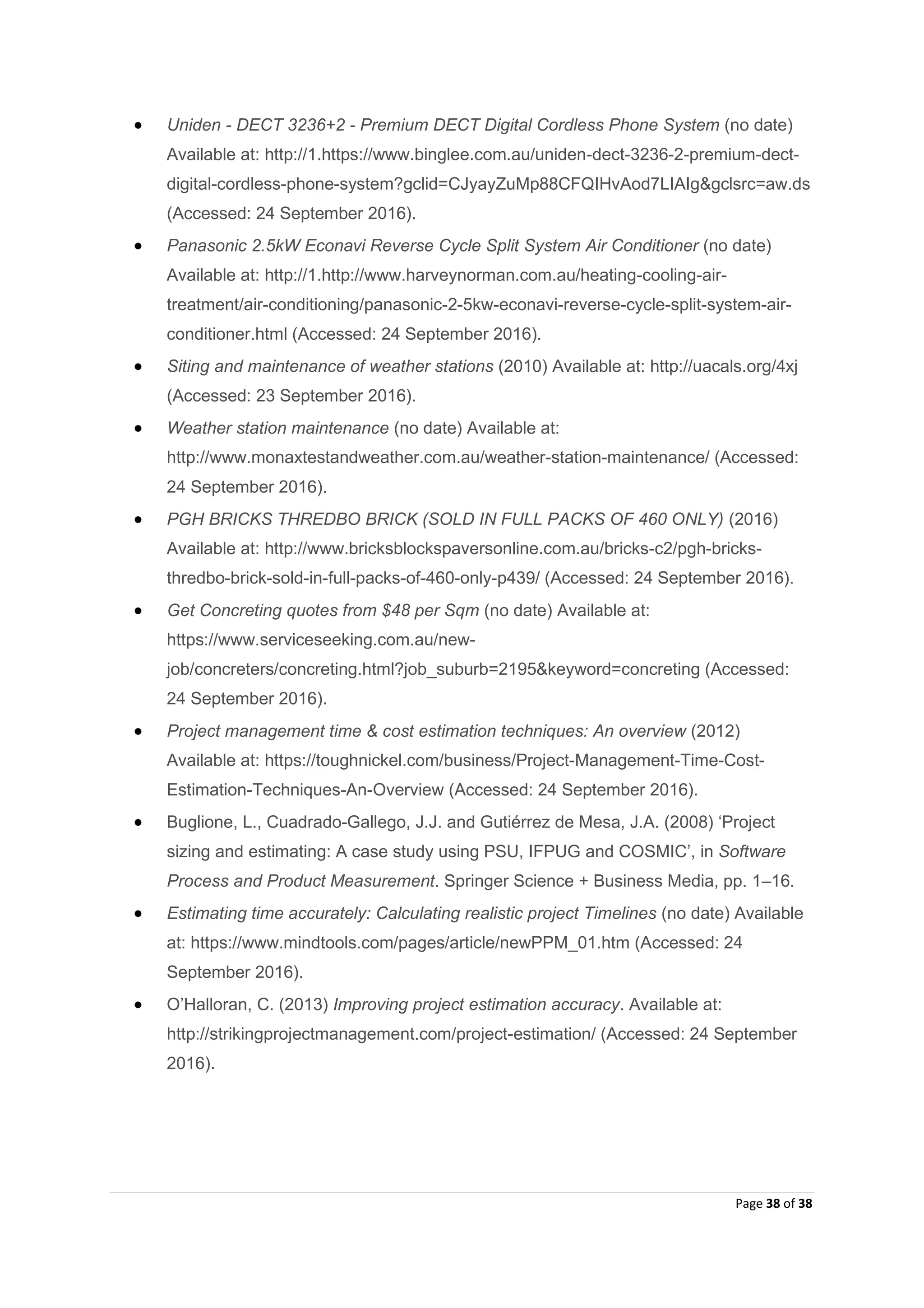 Project management proposal climate observation station, mittagong -nsw ...