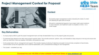 Project Management Proposal PowerPoint Presentation Slides | PDF ...