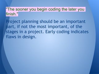 Project management proverbs. | PPT