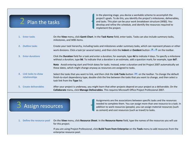 Project Management Quick Reference Guide | DOCX
