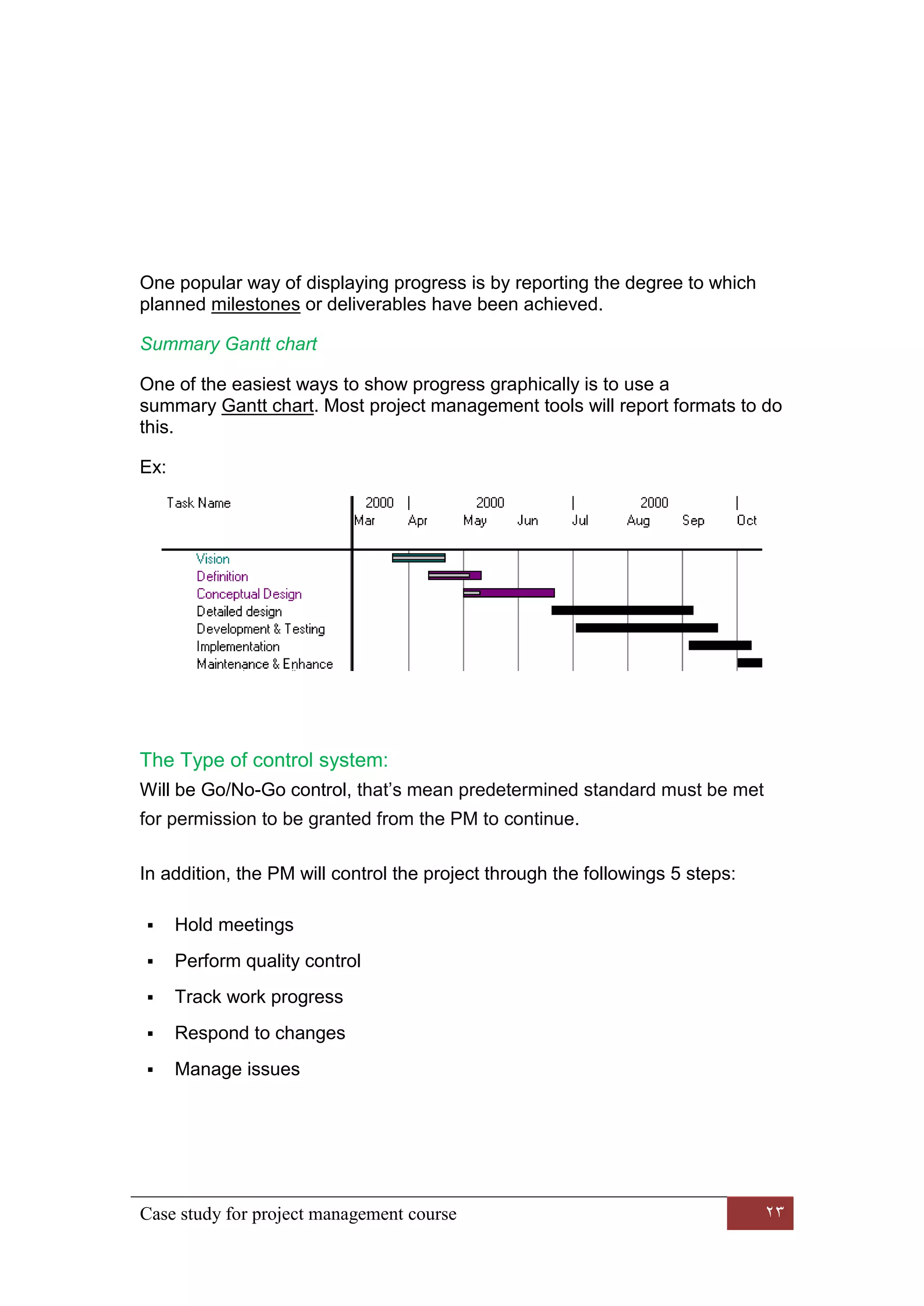 Project management assignment | PDF