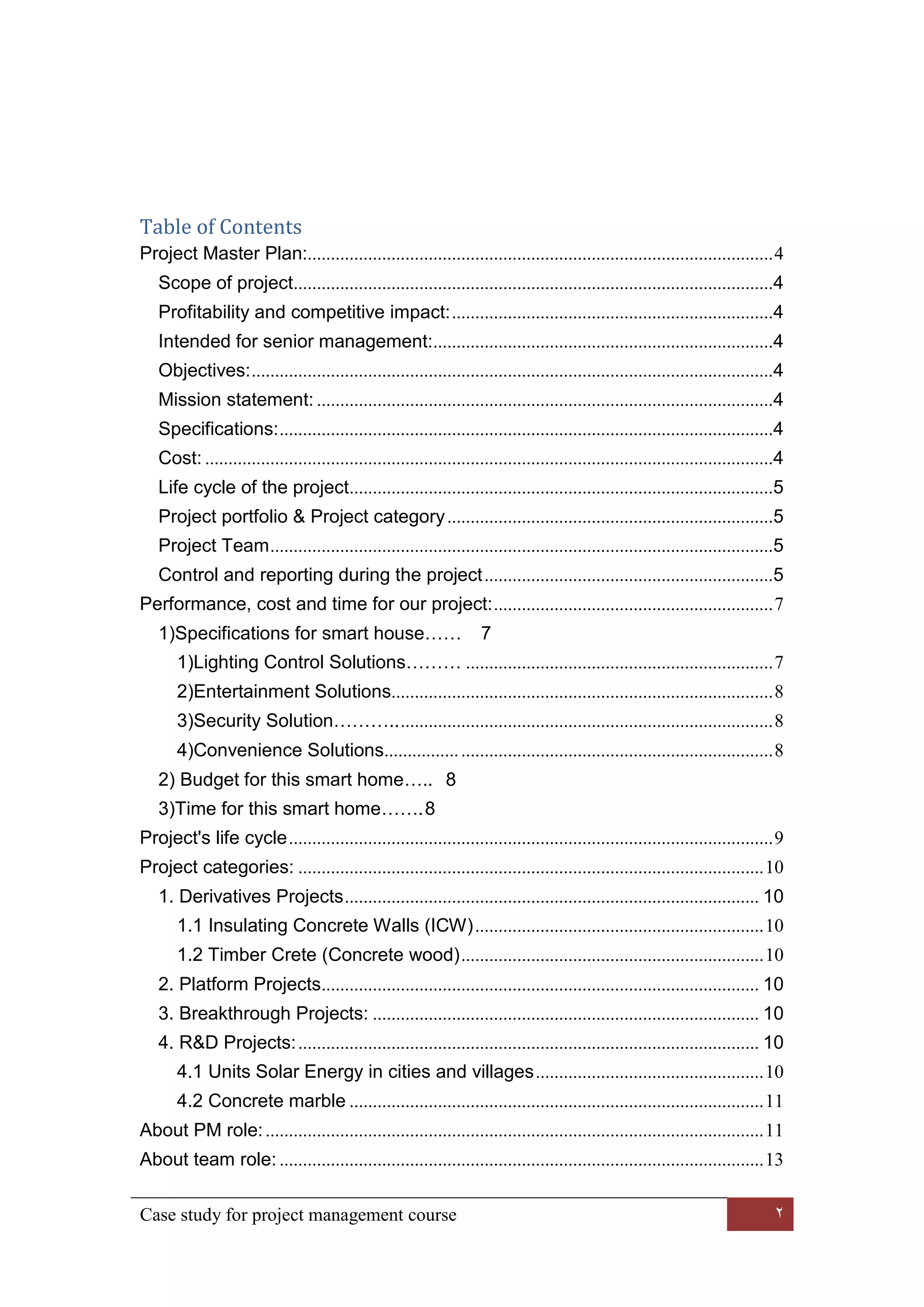 Project management assignment | PDF