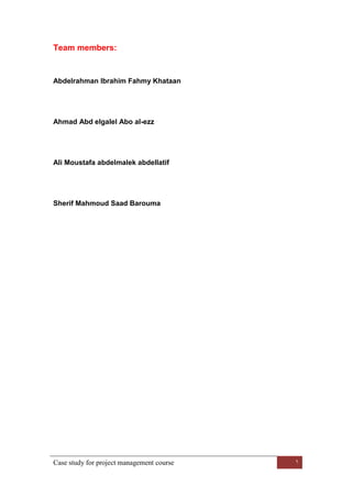 Project management assignment | PDF