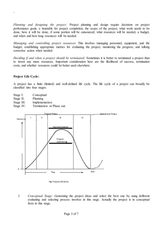 Project management revised | DOCX | Career Advice | Careers