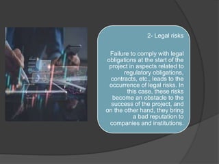 Project management risks.pptx for college | PPT