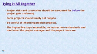 Project Management Risks and Constraints | PPTX