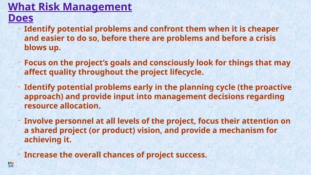 Project Management Risks and Constraints | PPTX