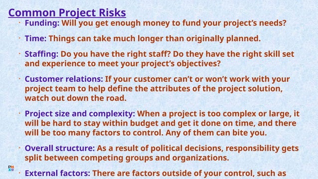 Project Management Risks and Constraints | PPTX