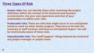 Project Management Risks and Constraints | PPTX | Business | Business ...