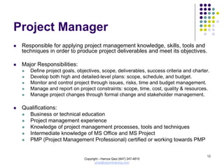 Project management seminar pmbok5 v17 aug2013 | PDF
