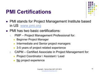 Project management seminar pmbok5 v17 aug2013 | PPT