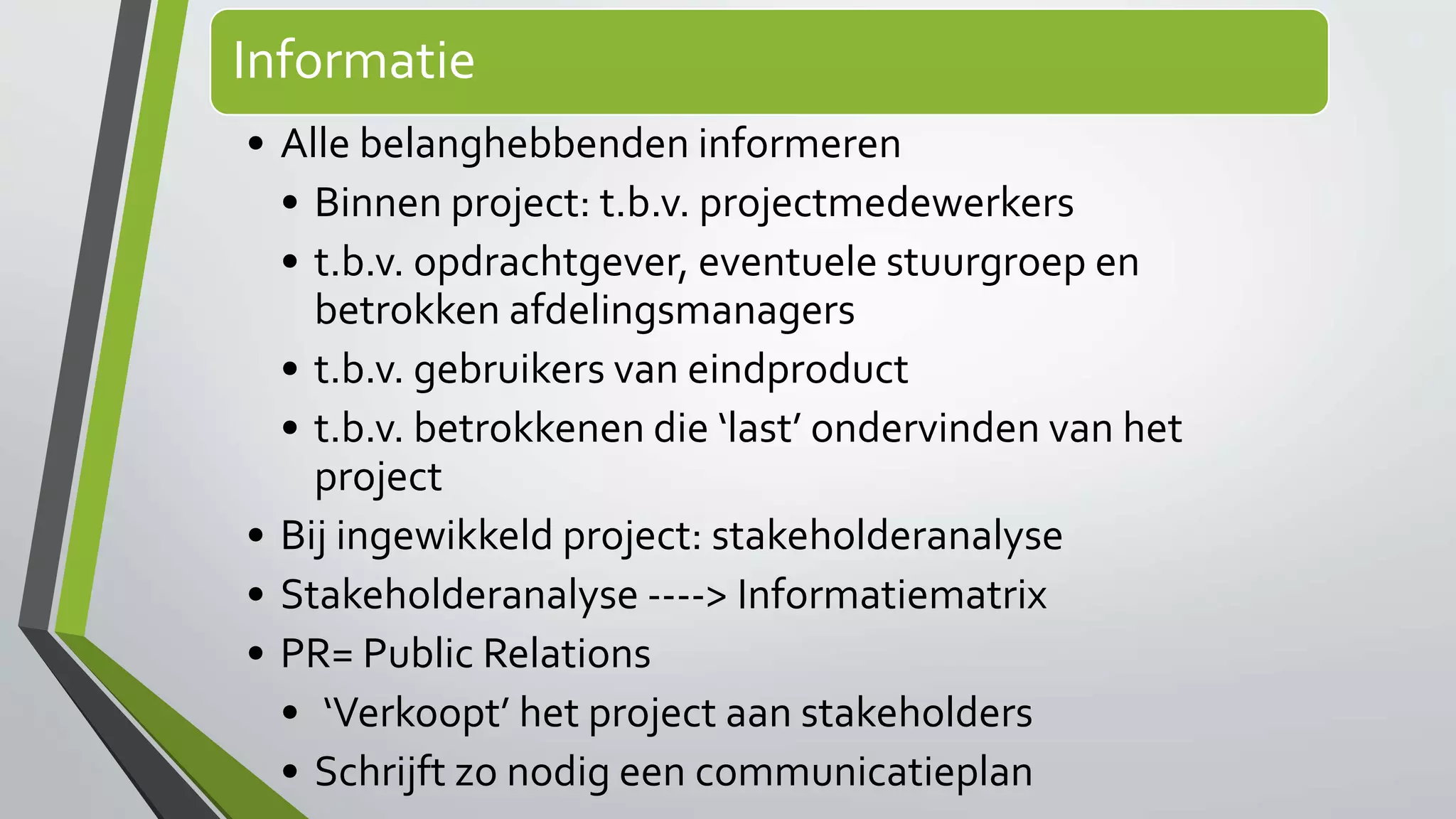 Project Management Sessie 6 Pptx