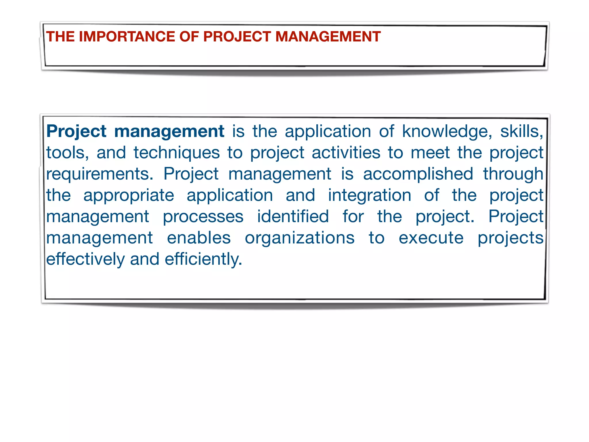 Project management session 1 | PPT