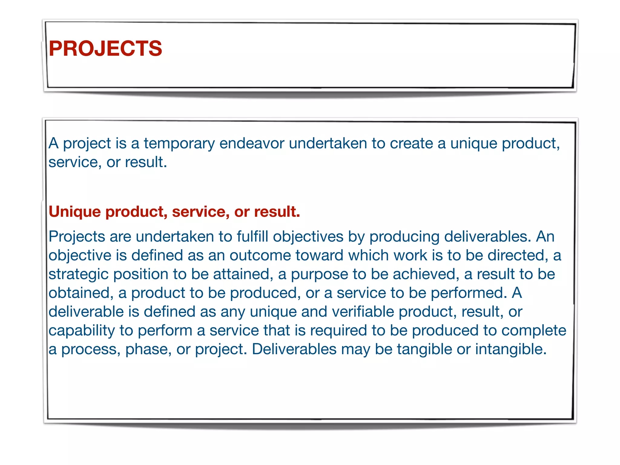 Project management session 1 | PPT