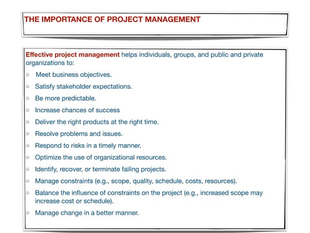 Project management session 1 | PPT
