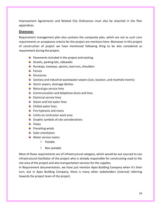 Cafe construction project report | DOCX