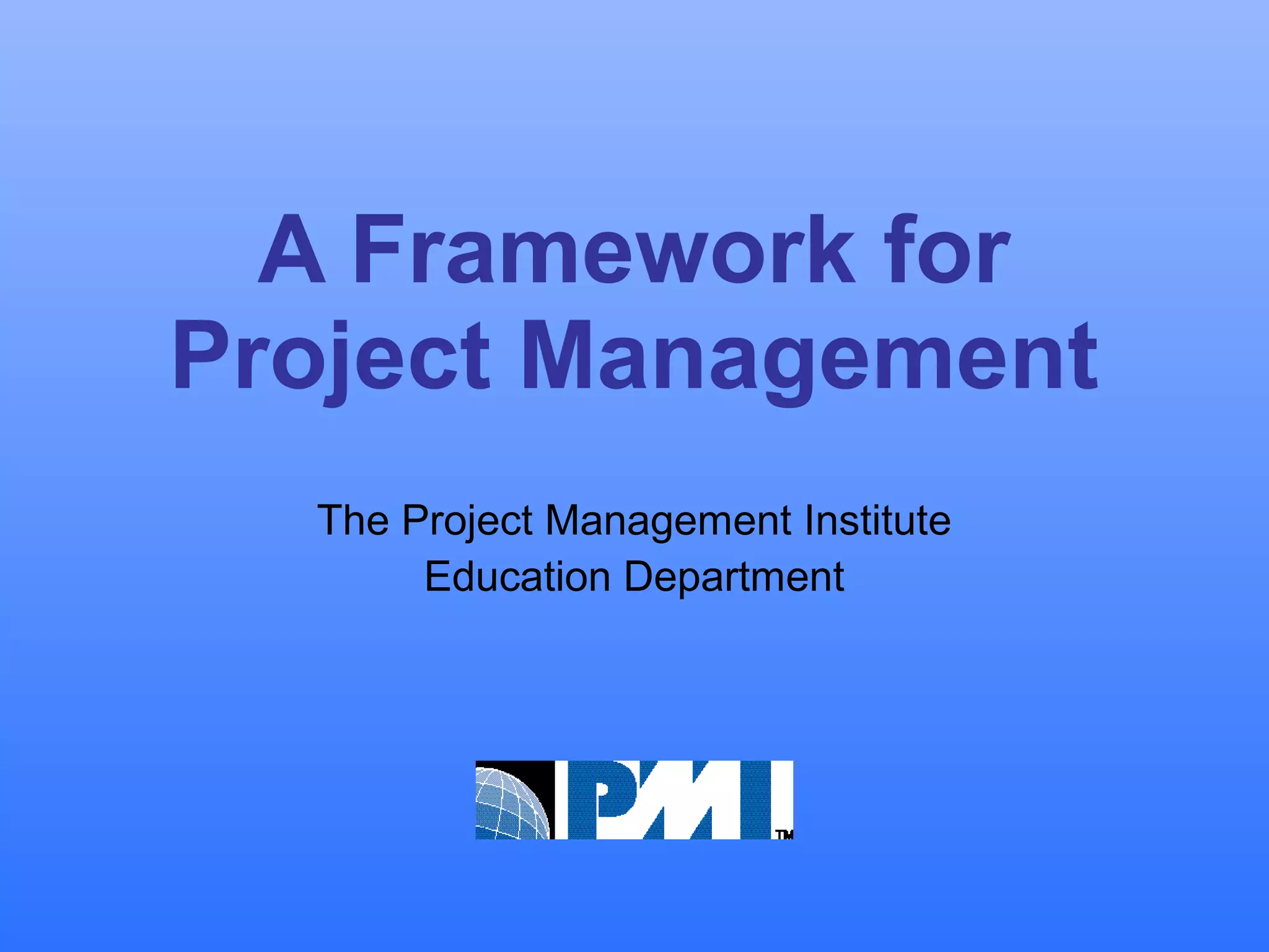 Project management skills | PPT