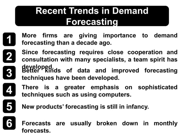 A presentation on Demand forecasting | PPT
