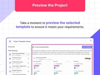 Create a project using templates - project management | PPTX
