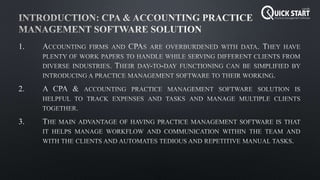 Finding the best CPA & Accounting Practice Management Software Solution | PPTX