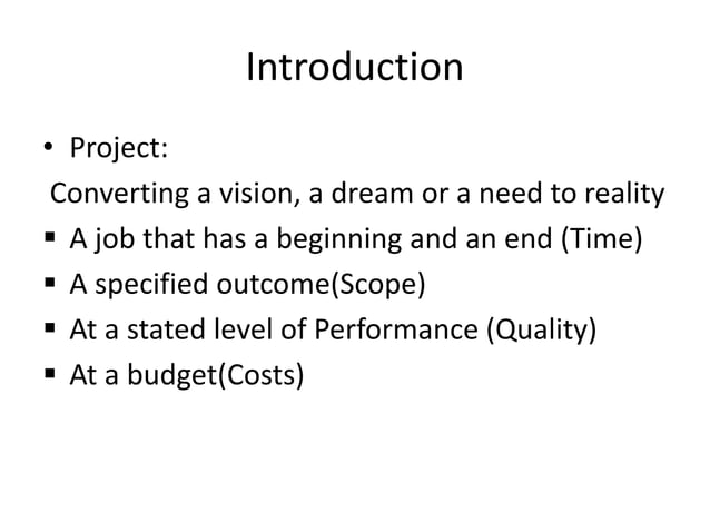 Project management system | PPT