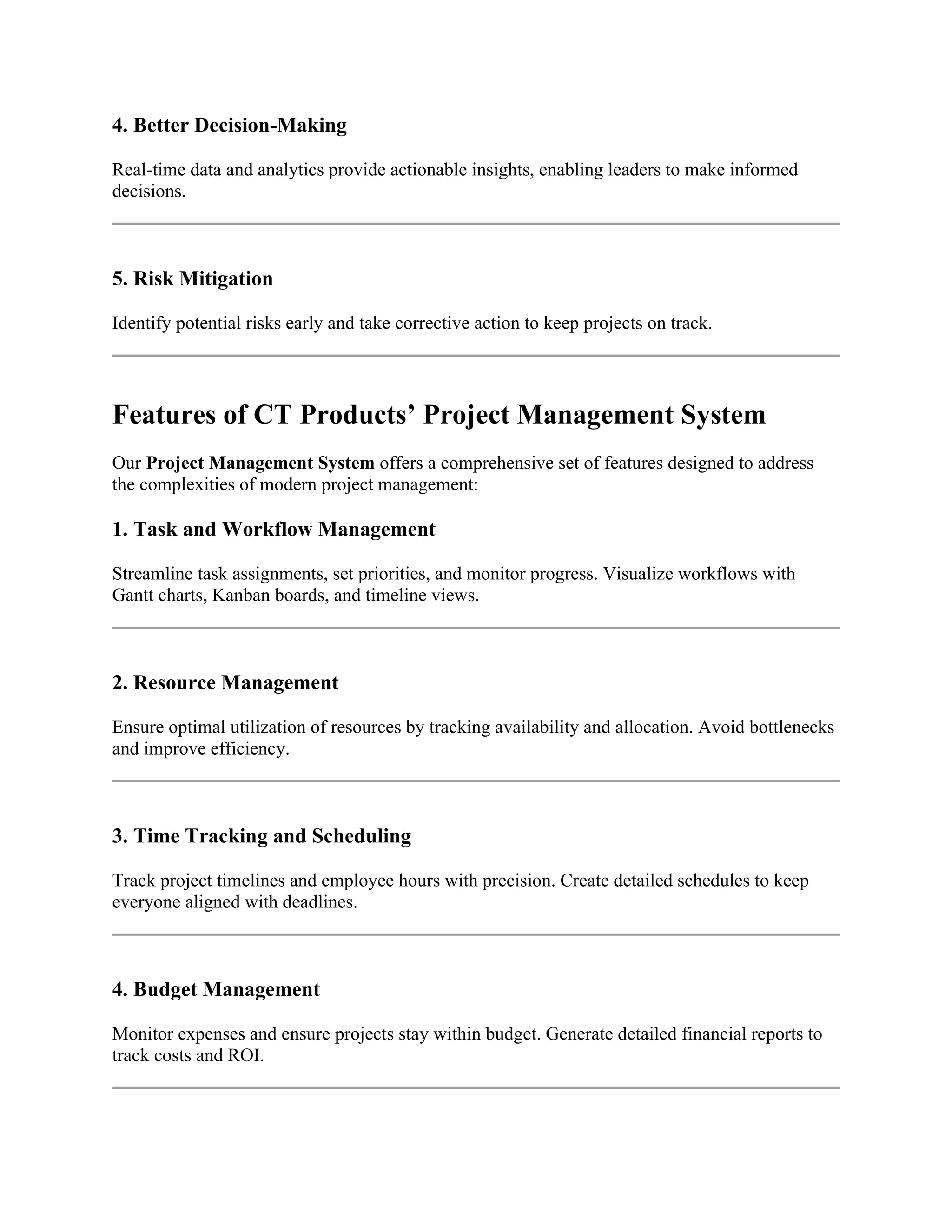 What is a Project Management System? Project Management System | PDF