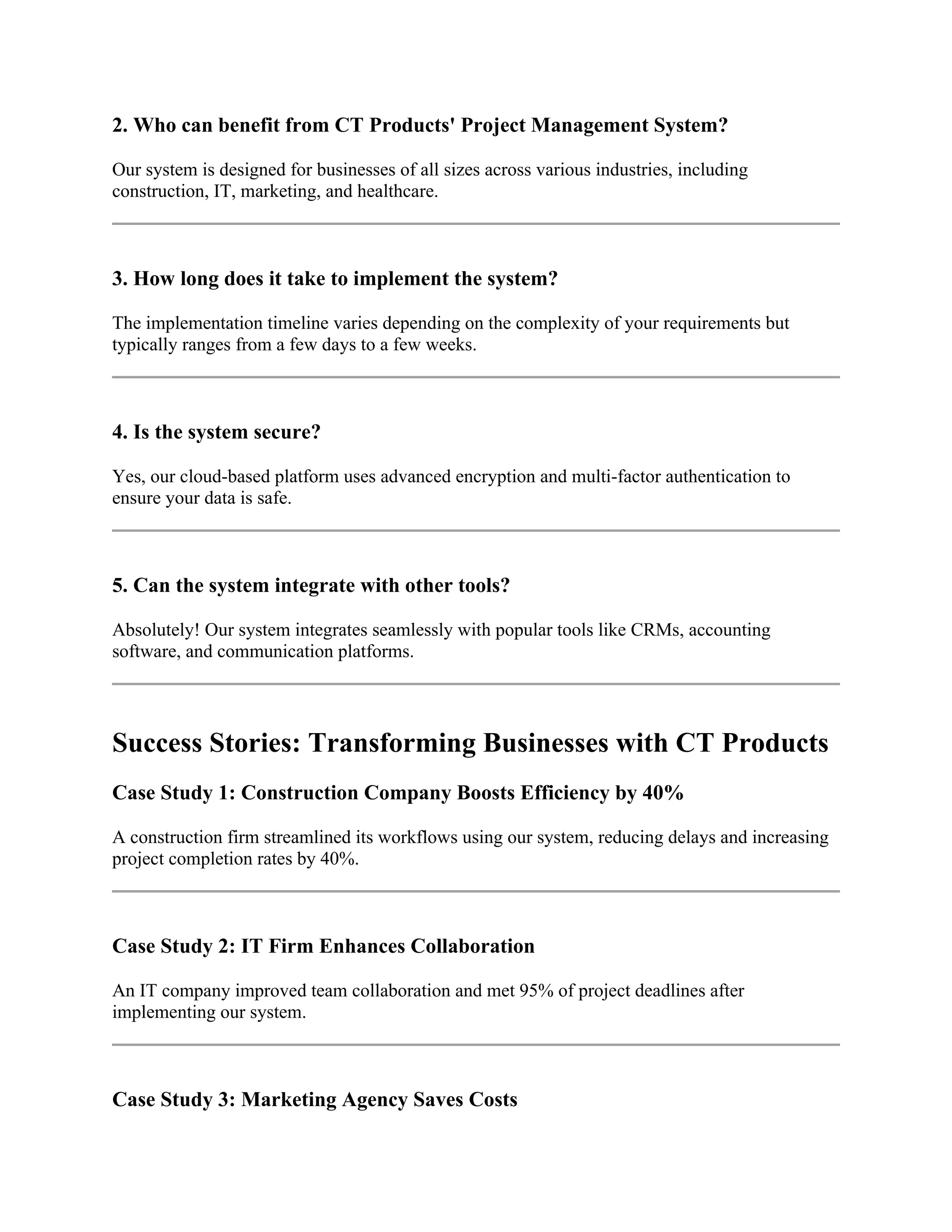 What is a Project Management System? Project Management System | PDF