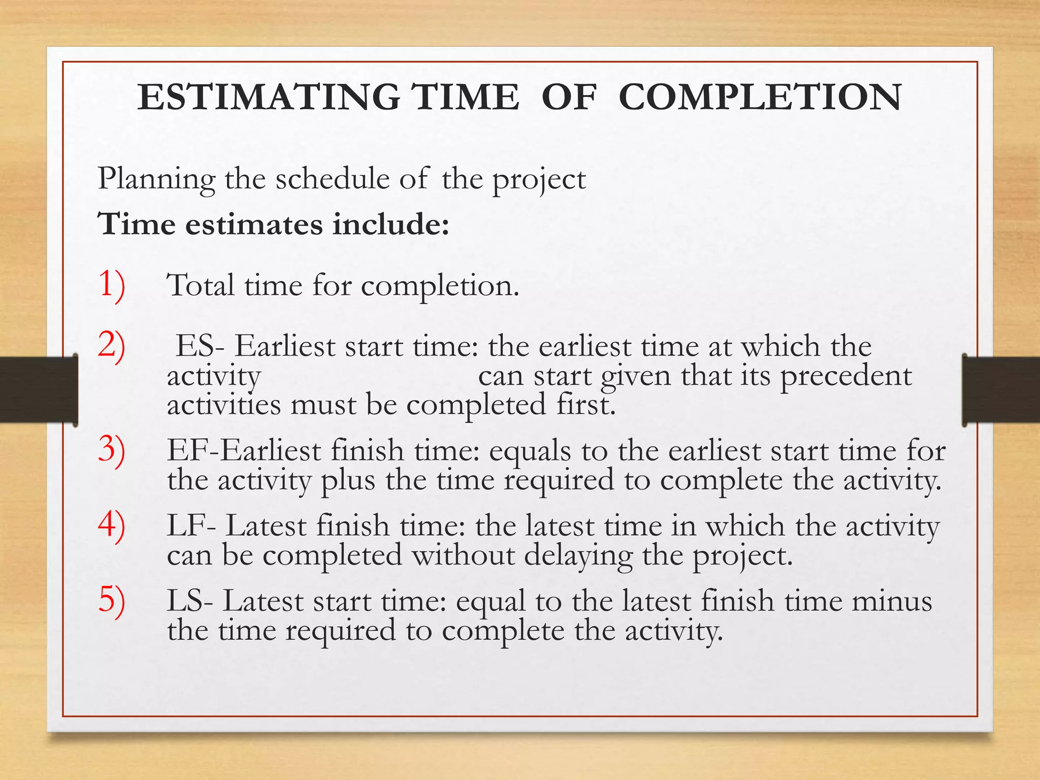 Project Management Techniques ( CPM & PERT Techniques ) | PPTX