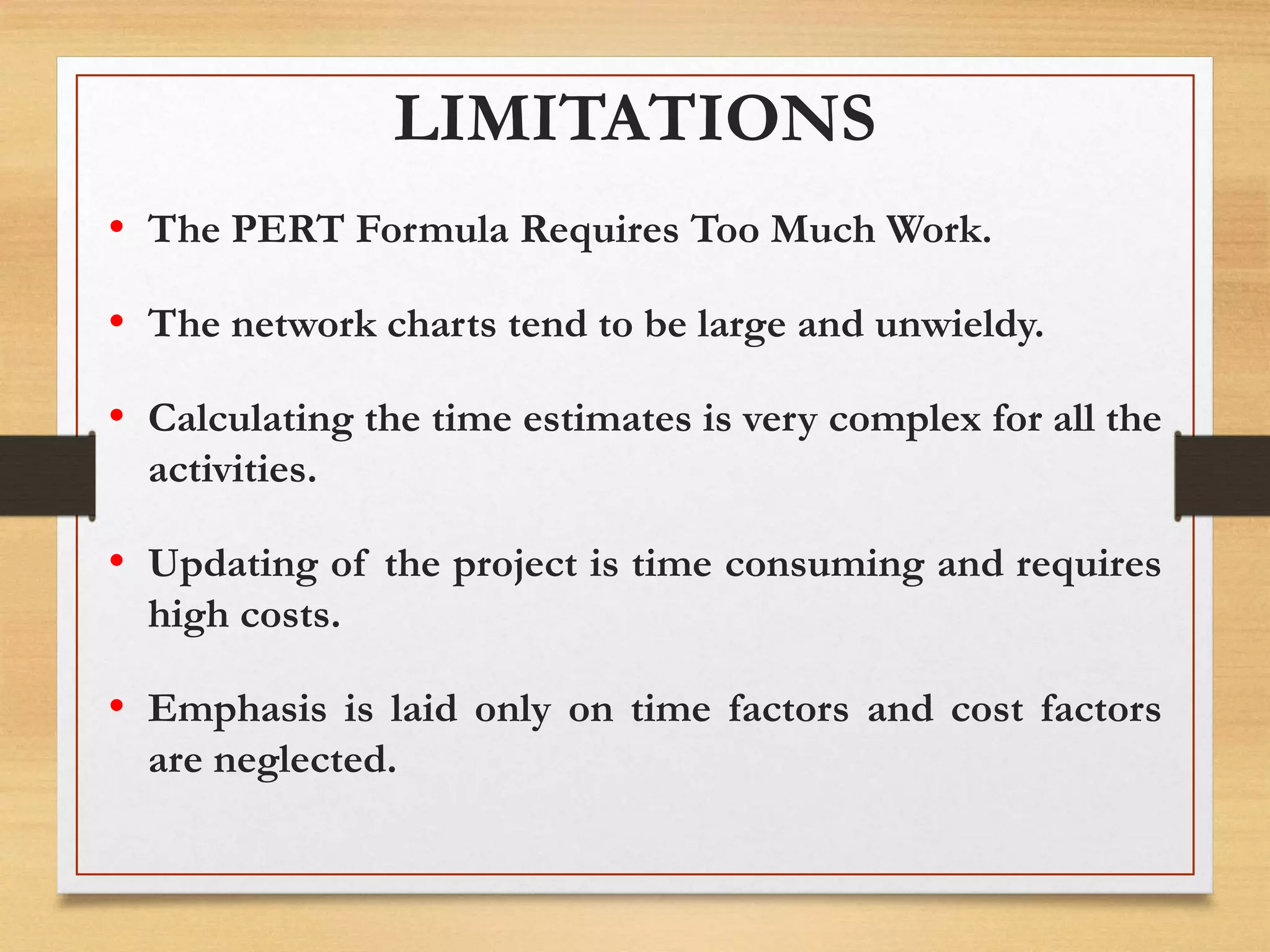 Project Management Techniques ( CPM & PERT Techniques ) | PPTX