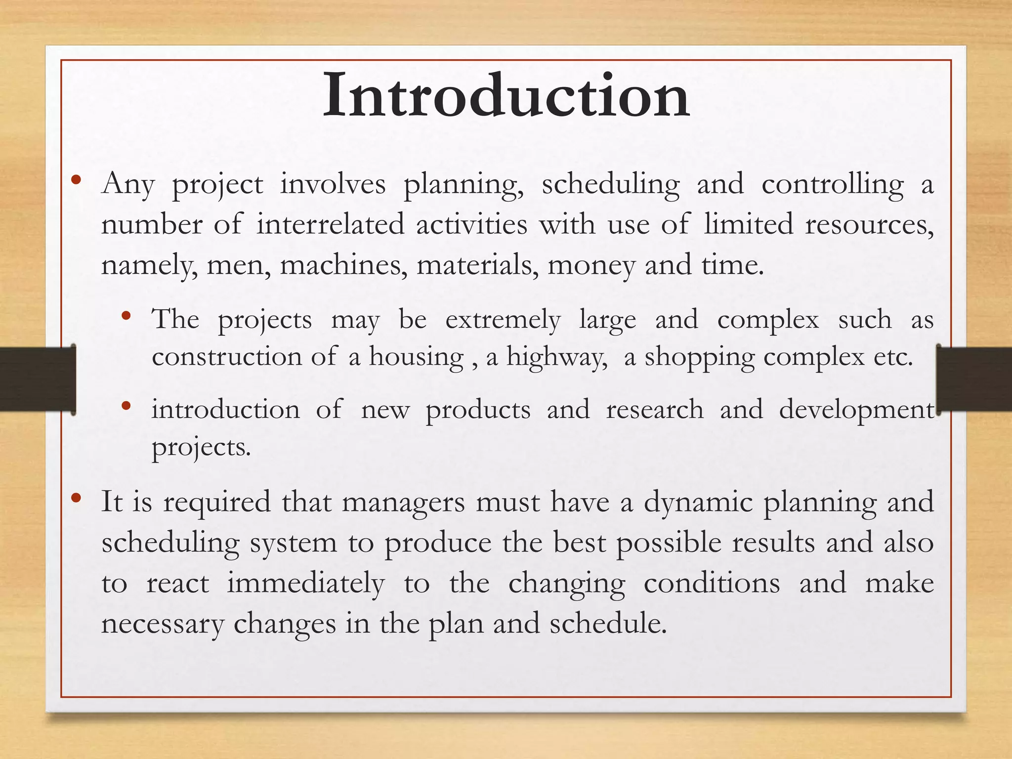 Project Management Techniques ( CPM & PERT Techniques ) | PPTX