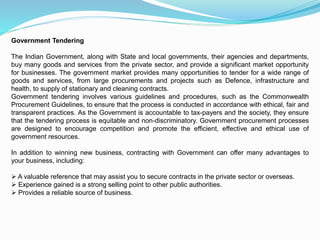 Project management tender | PPTX