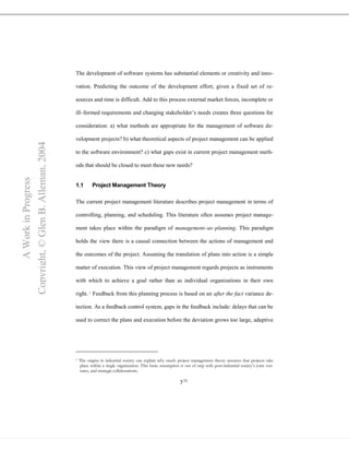 Theory of Project Management | PDF