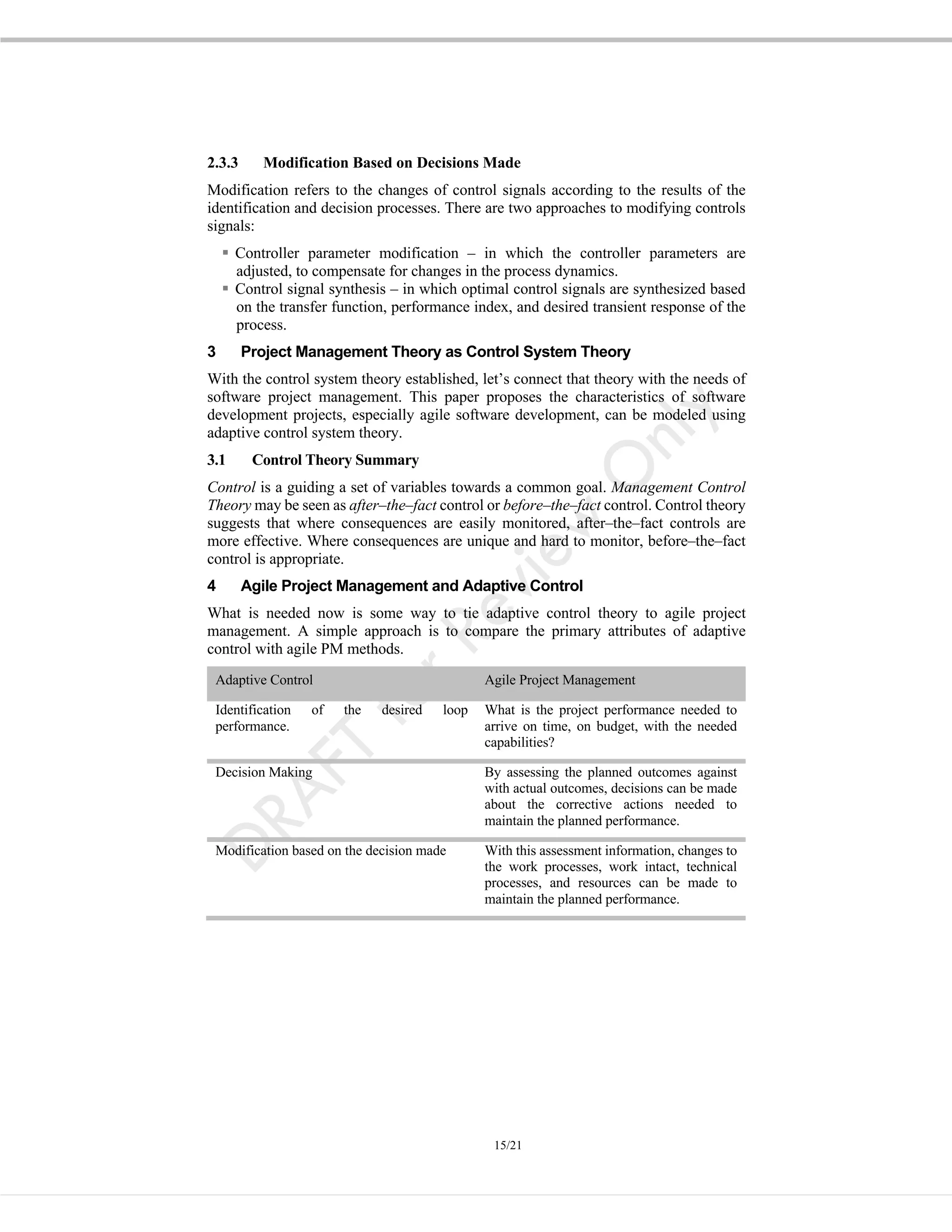 Project Management Theory | PDF