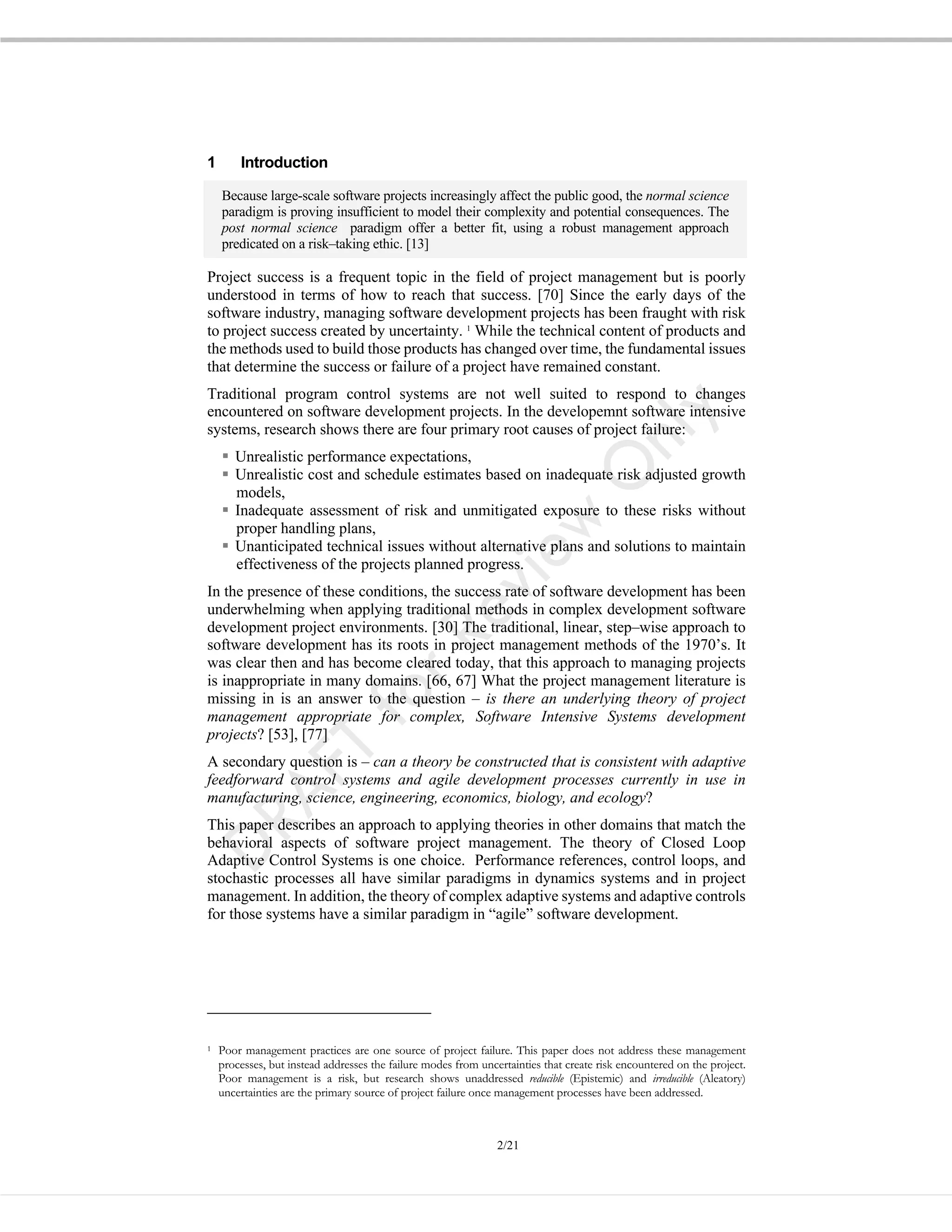 Project Management Theory | PDF