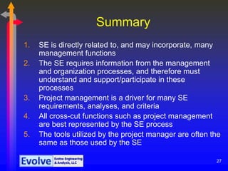 Project management through the eye of the systems engineer | PDF