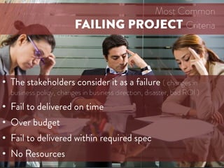 Project Management Tips - Taking Over Failing Projects | PPTX