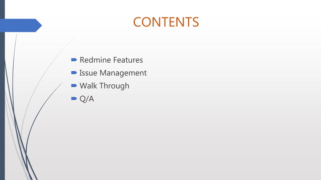 Software Project Management using Redmine | PPT Software Project Management using Redmine | PPT