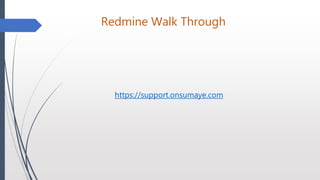 Software Project Management using Redmine | PPTX