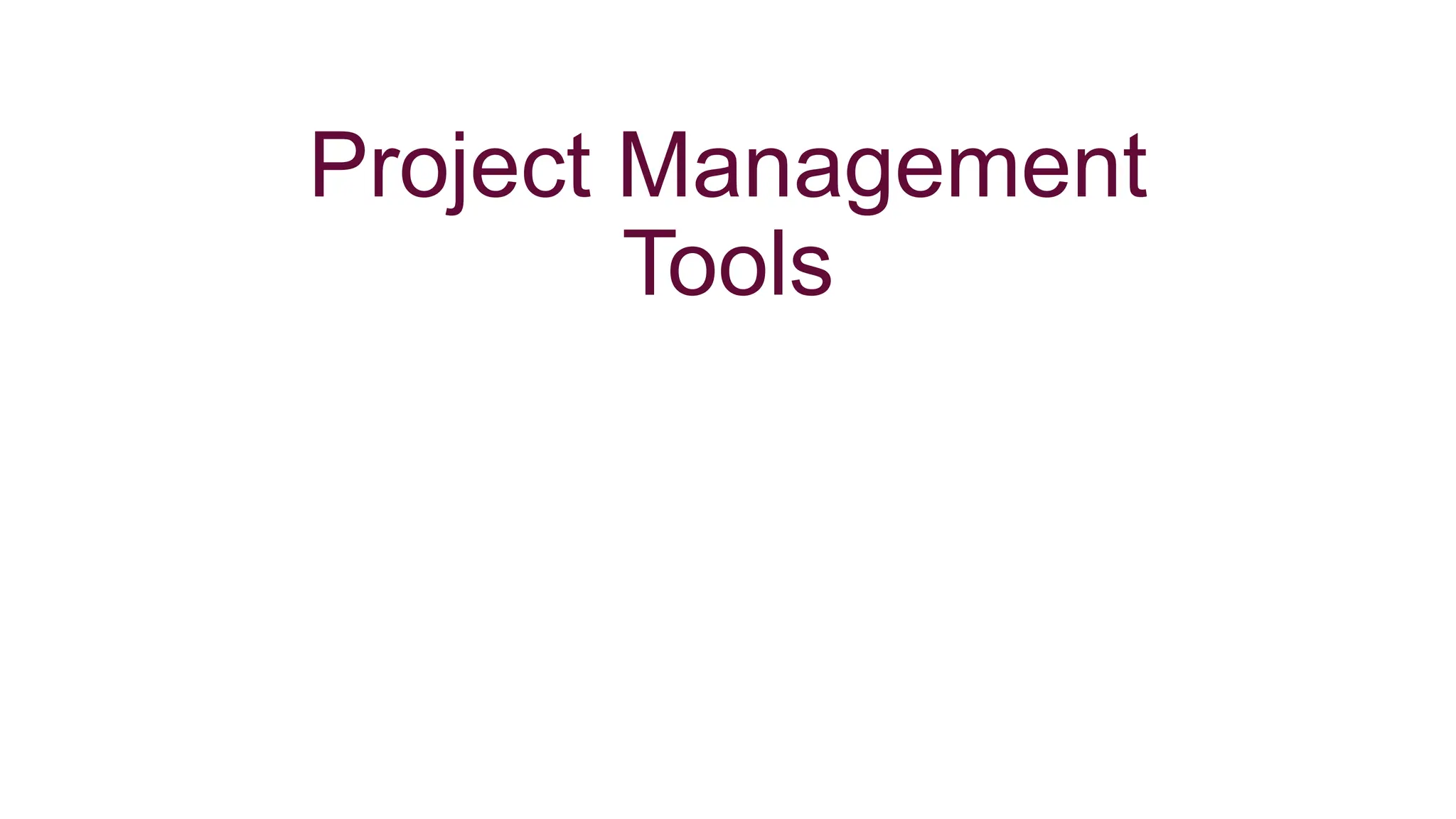 Project Management Tools Software Engineering.pptx