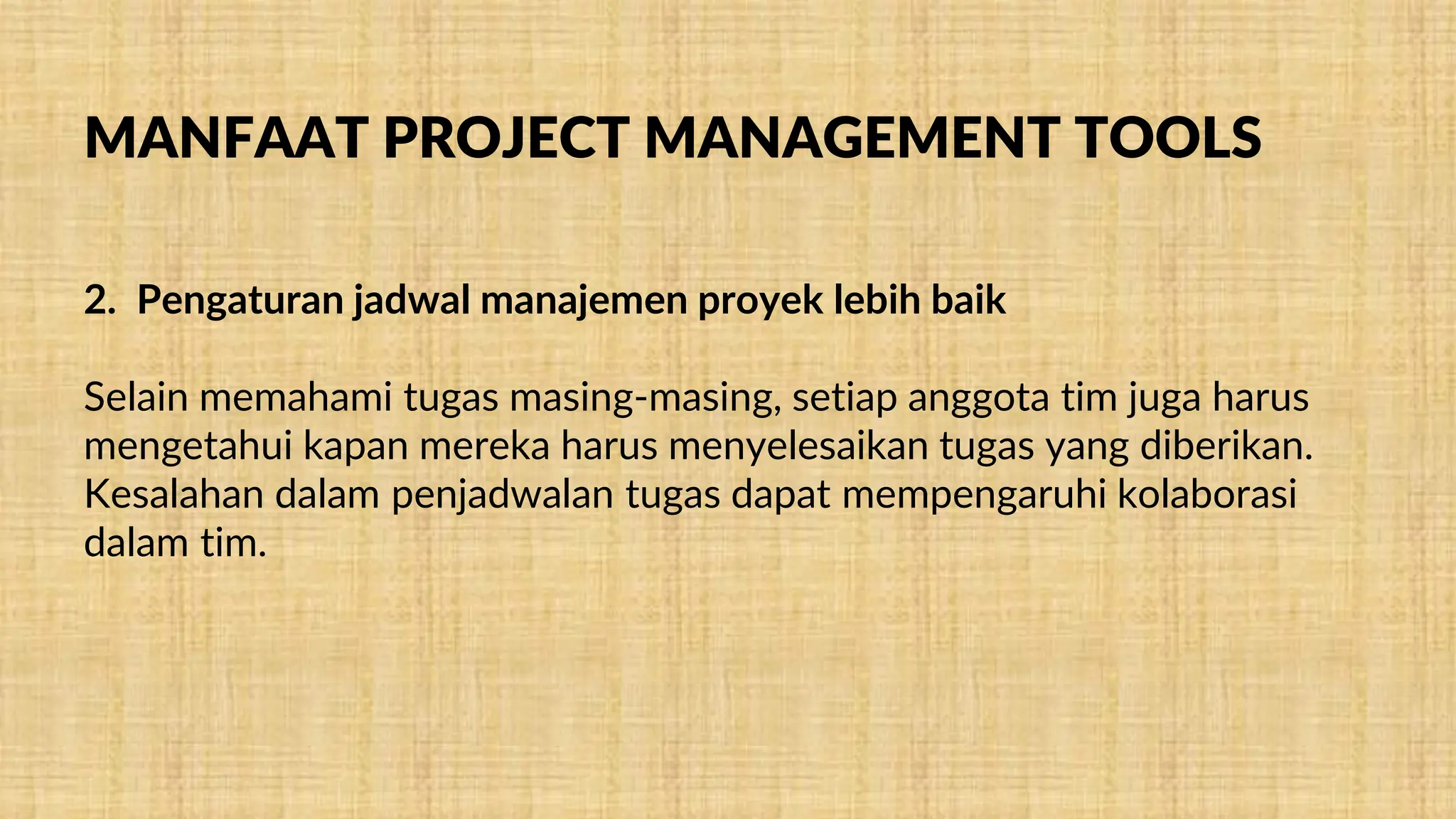 Alat Bantu dalam Pe;aksanaan Project Management | PDF