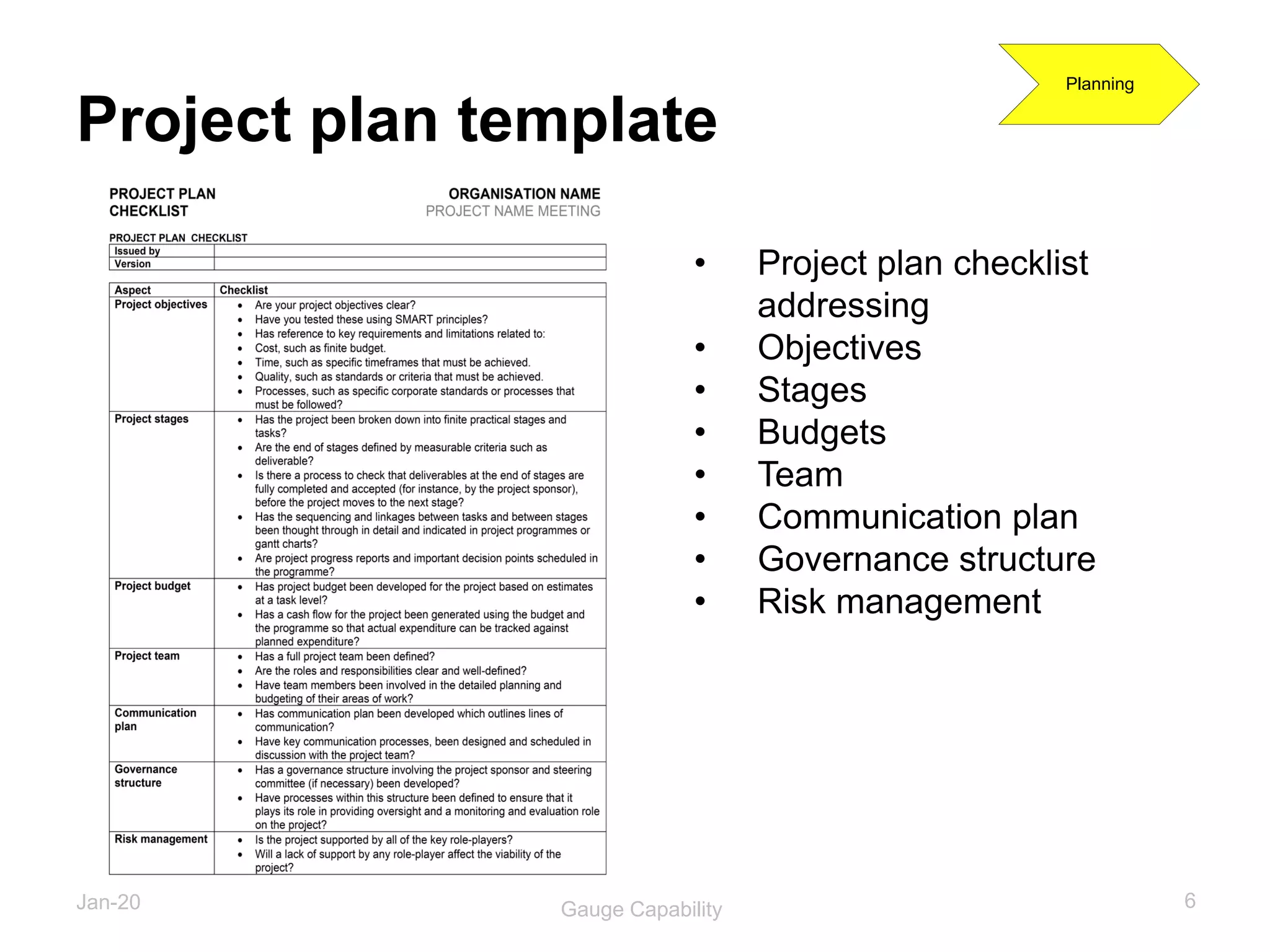 Project management tools and templates | PPT