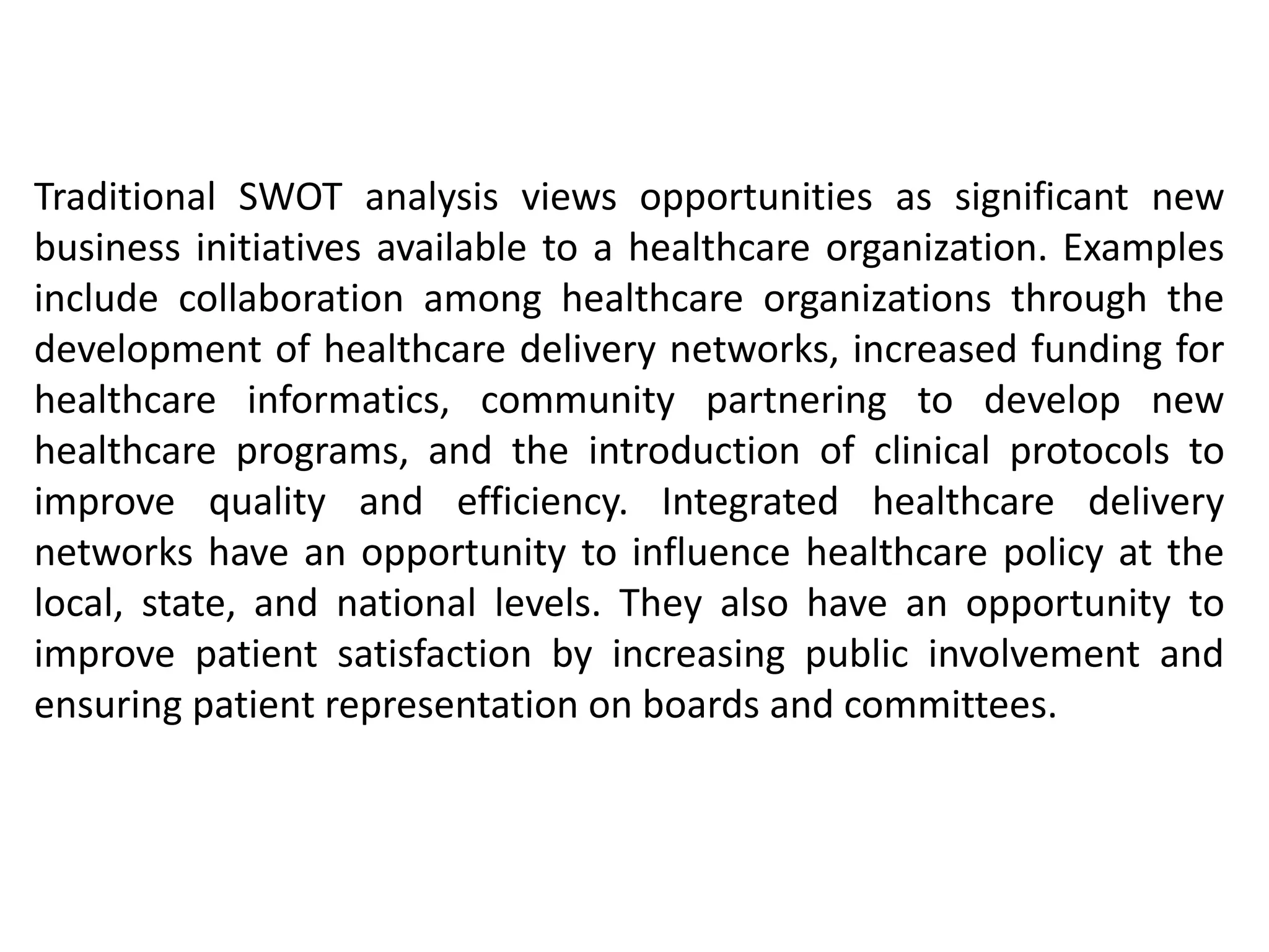 Project Management Tools and Techniques (SWOT- Strength, Weakness ...
