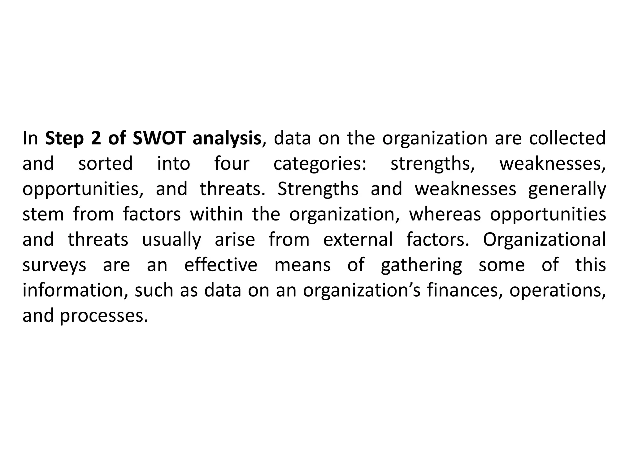 Project Management Tools and Techniques (SWOT- Strength, Weakness ...