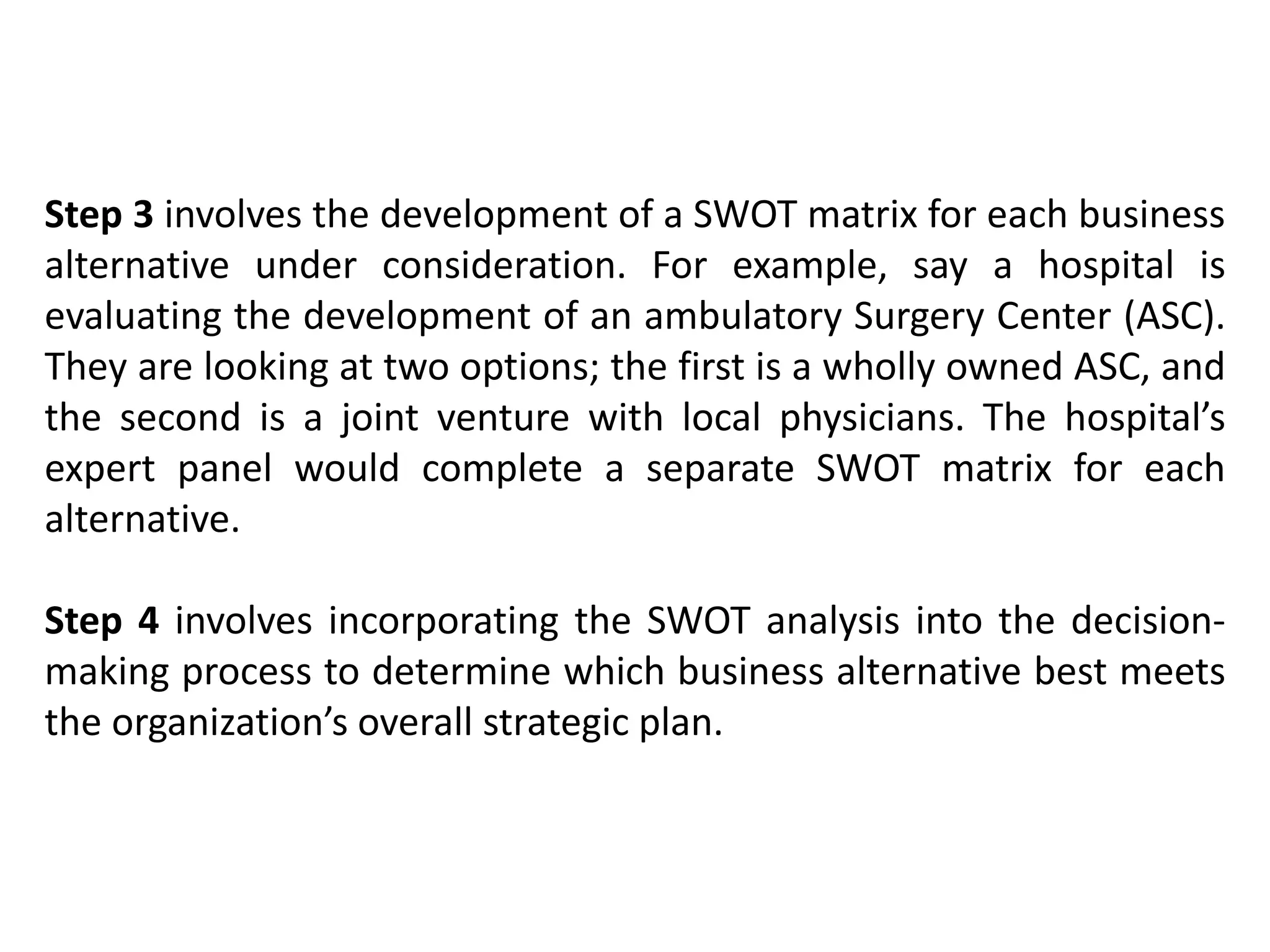 Project Management Tools and Techniques (SWOT- Strength, Weakness ...