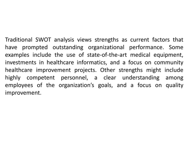 Project Management Tools and Techniques (SWOT- Strength, Weakness ...