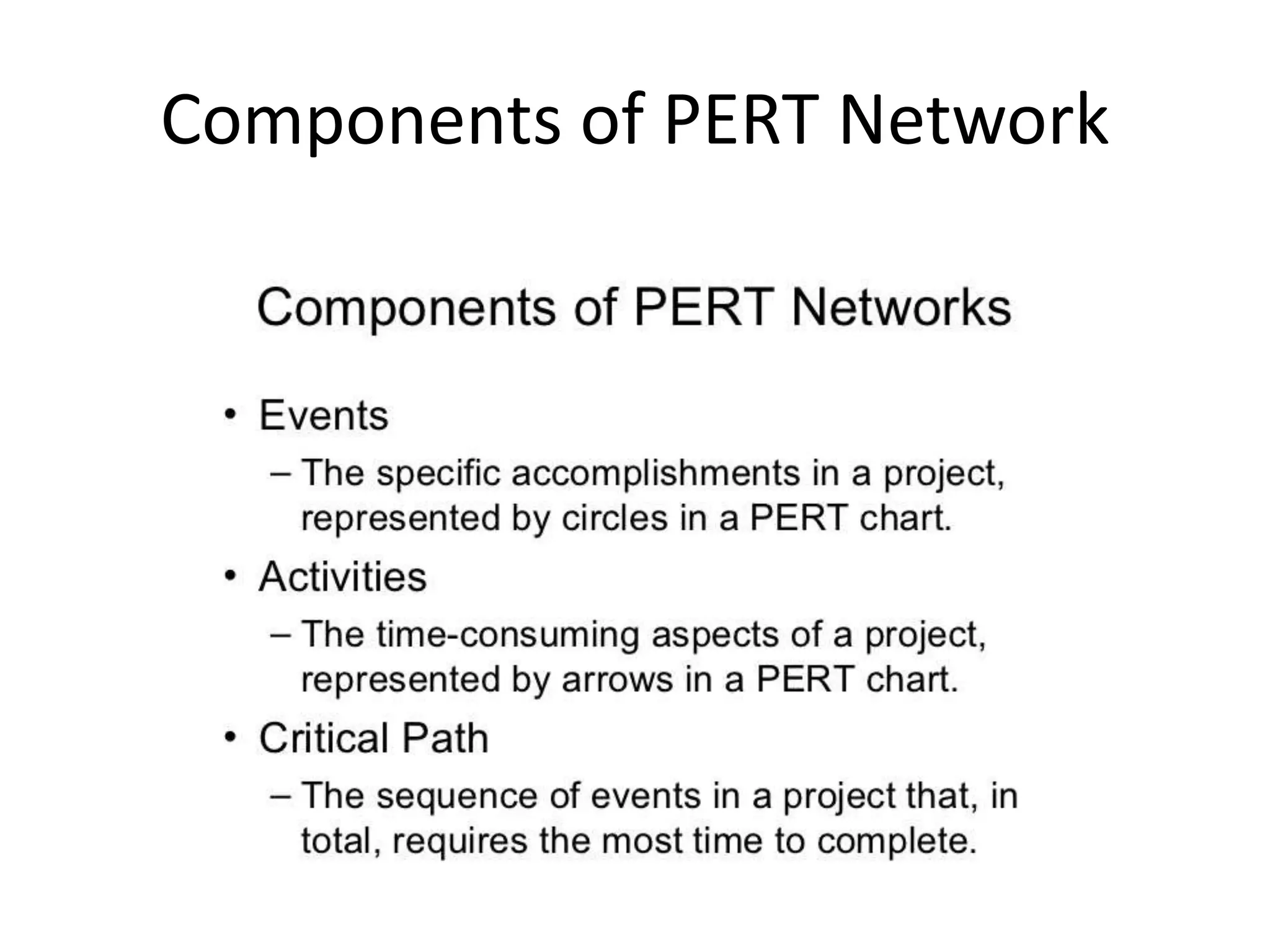 Project Management Tools and Techniques (PERT- Project Evaluation and ...