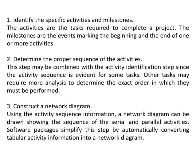Project Management Tools and Techniques (PERT- Project Evaluation and ...