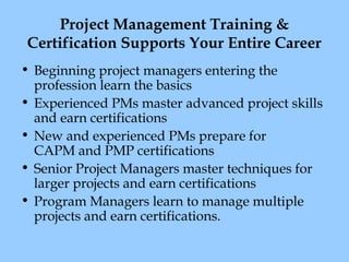 Project management training | PPT